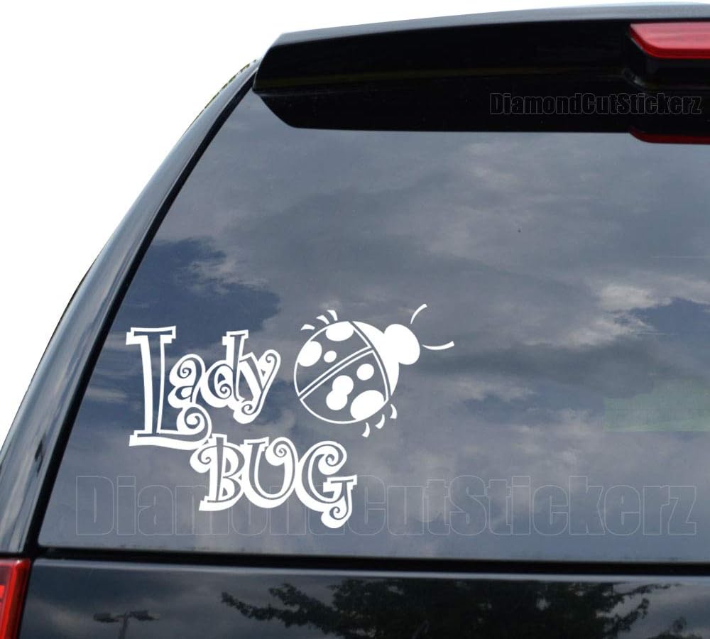 Amazon.com: Carframes18 Ladybug Cute Lady Bug Vinyl Sticker Bumper ...