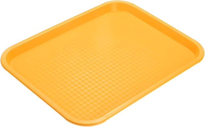 uxcell Plastic Fast Food Trays Bulk 10" x 14" Rectangular Serving Trays ...