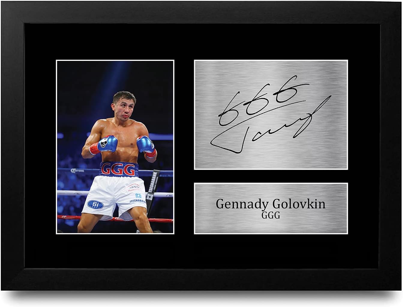 HWC Trading FR Gennady Golovkin Gift GGG Signed FRAMED A4 Printed ...