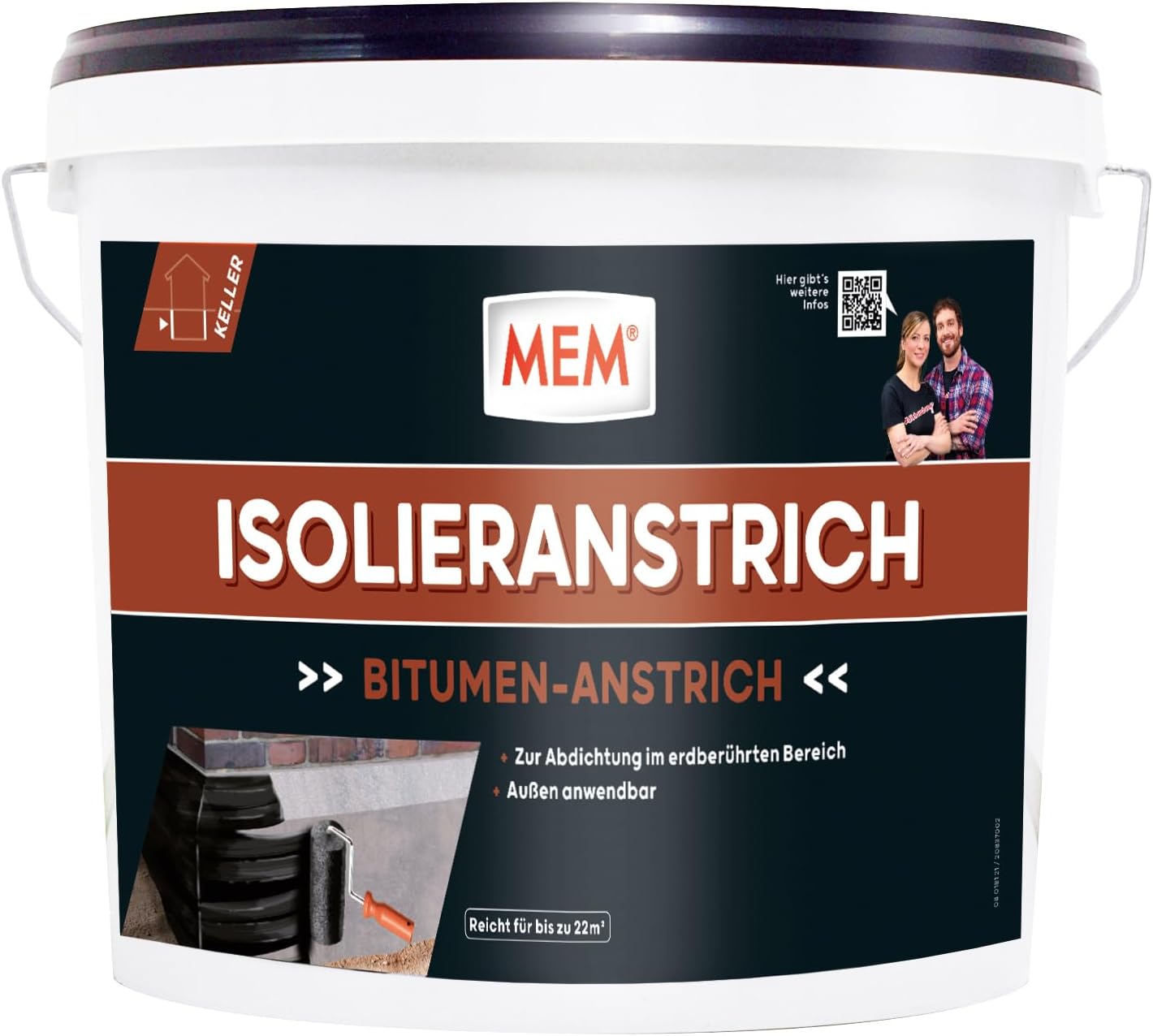 Lugato Schwarzer Blocker Schutzlack 5 l - Bitumenanstrich für Dach und ...