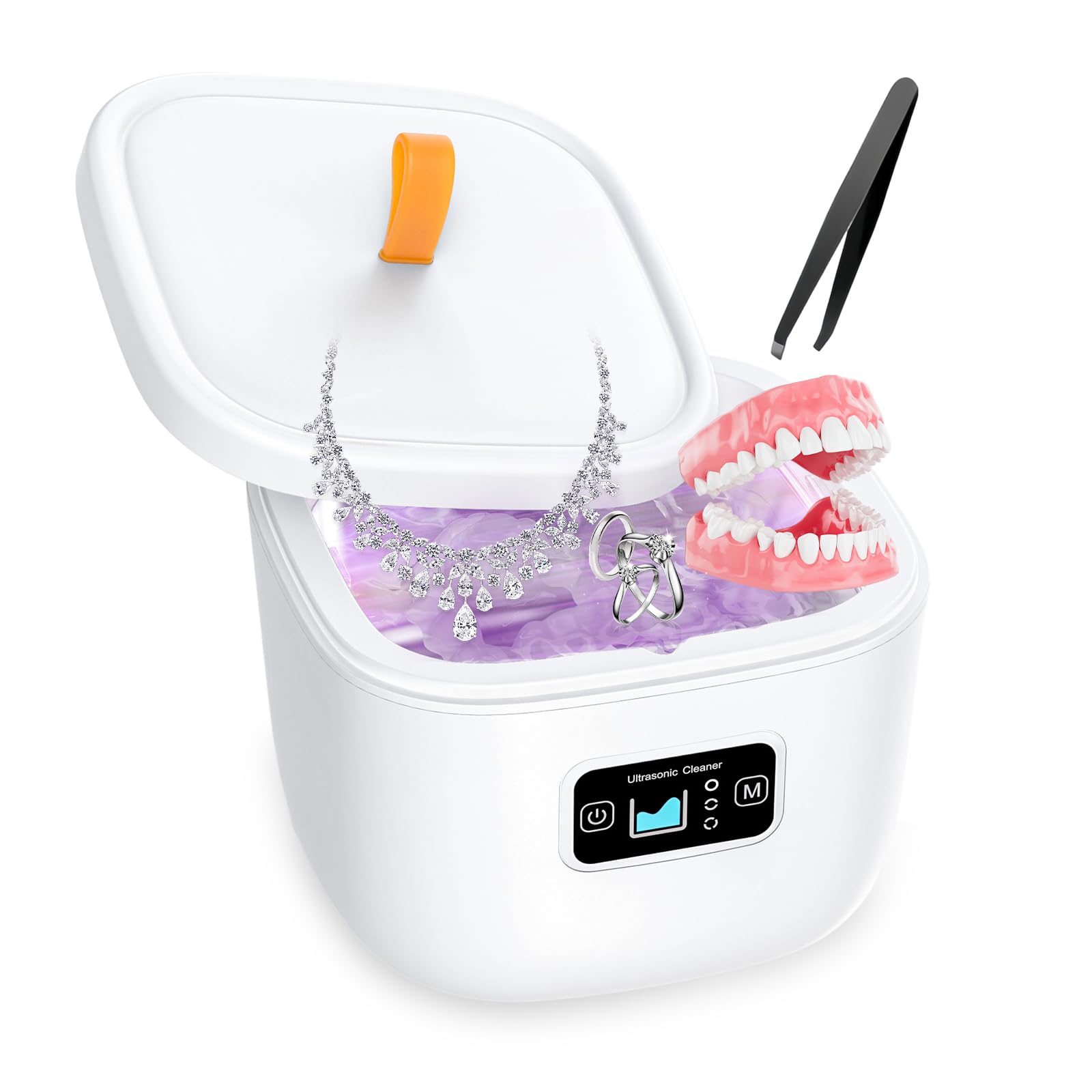 Amazon.com: Ultrasonic Retainer Cleaner Machine,Clean pod forJewelry ...