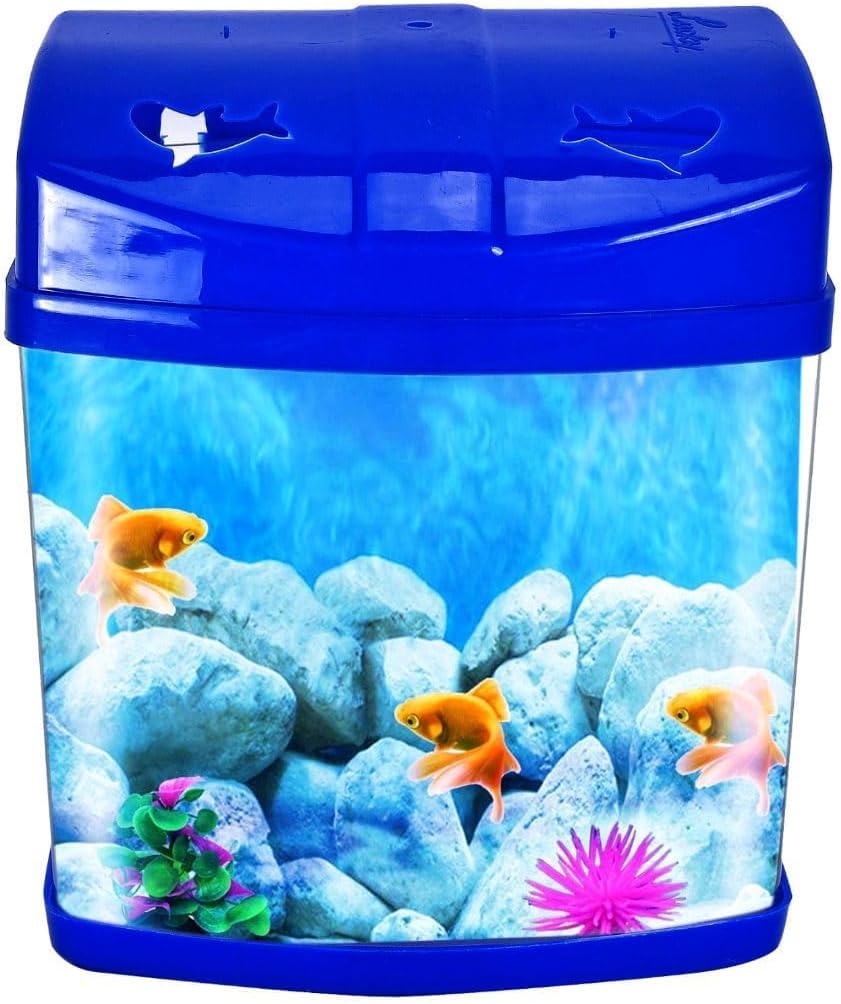 Double Betta Fish Tank For Aquarium Kit - (Stylish Portable Table ...