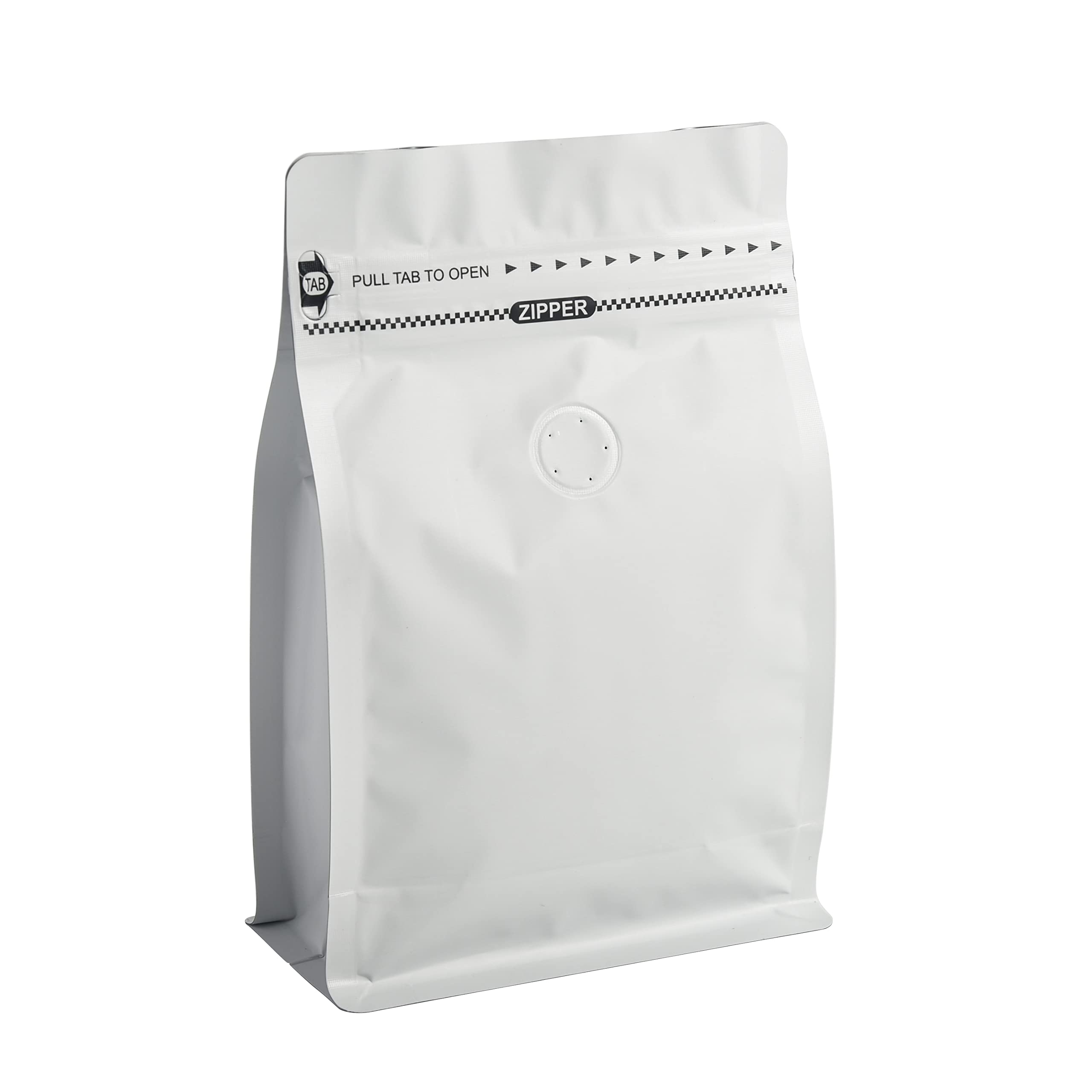 Amazon.com: 8 Ounces/50 Pieces White Coffee Bags, High Barrier Coffee ...