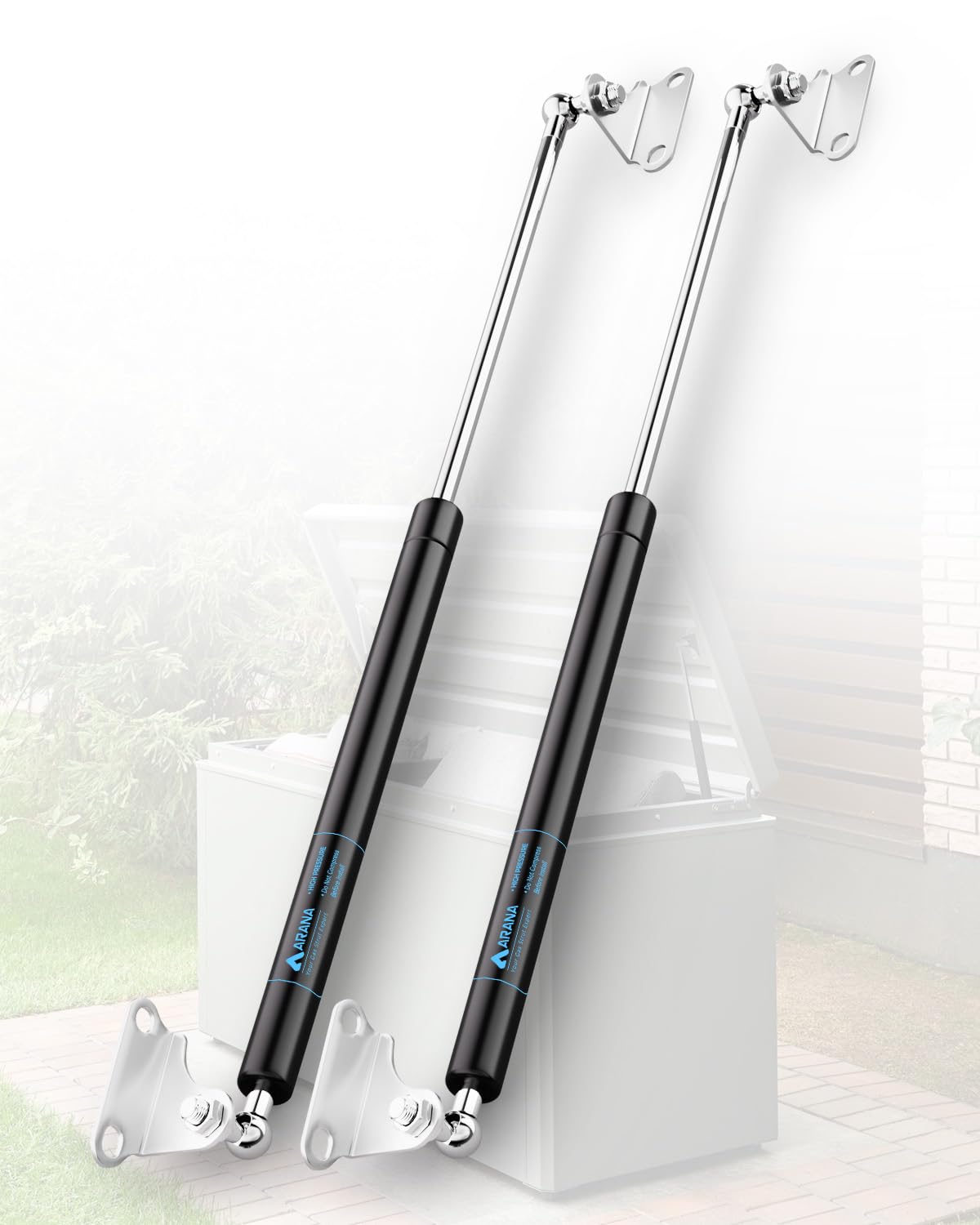 Snapklik.com : ARANA 20 Inch Gas Struts Spring Shocks 22.5Lbs/100N 20"