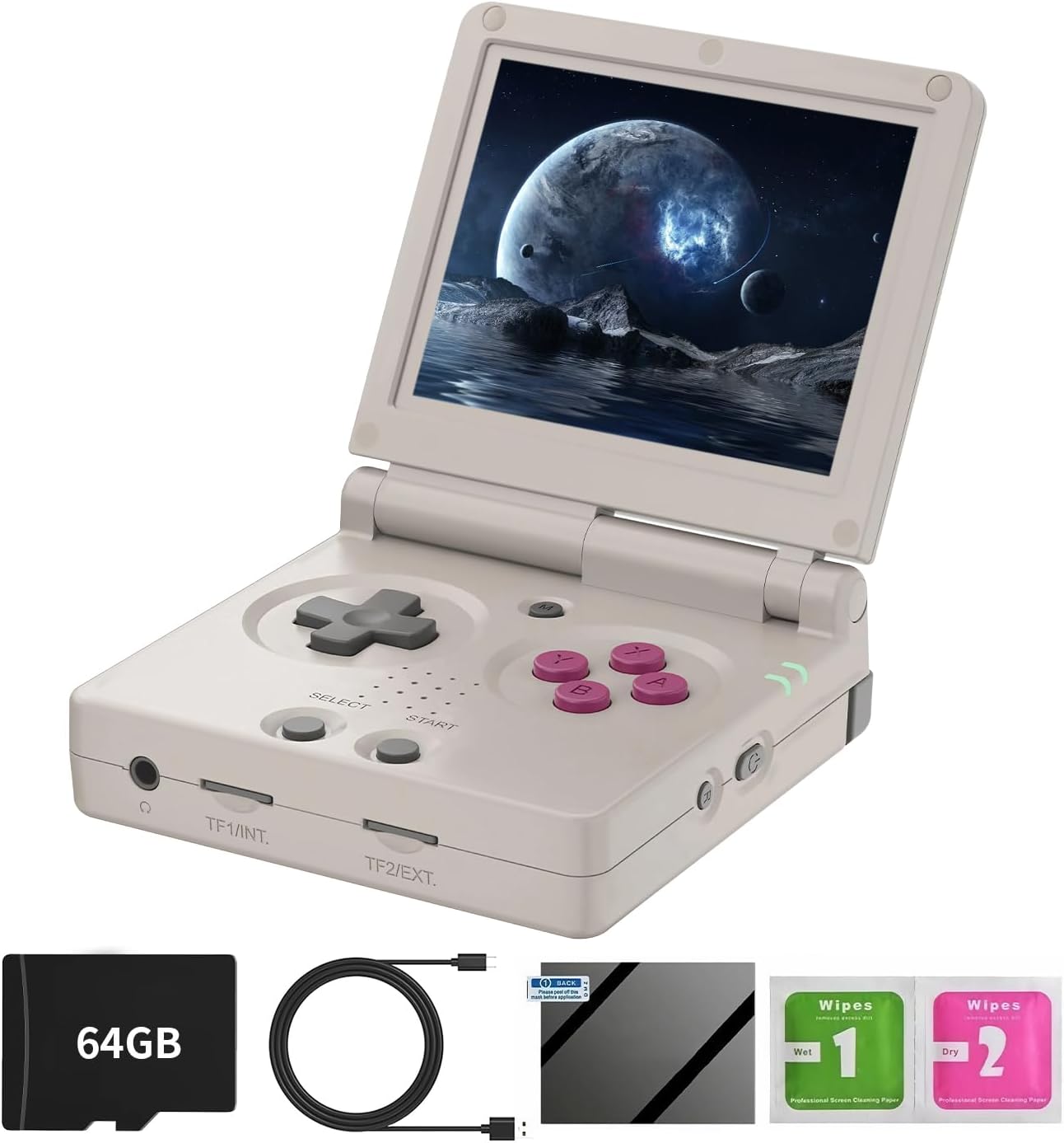 Amazon.com: RG35XXSP Handheld Clamshell Games Consoles Built-in 64G TF ...