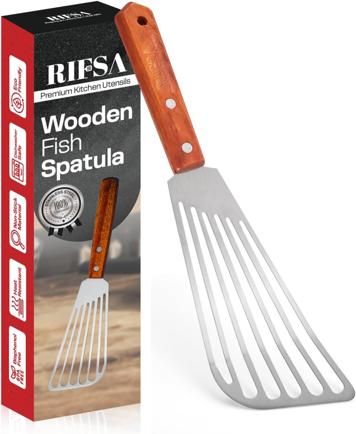 Amazon.com: Sveico Slotted Fish Spatula: Home & Kitchen
