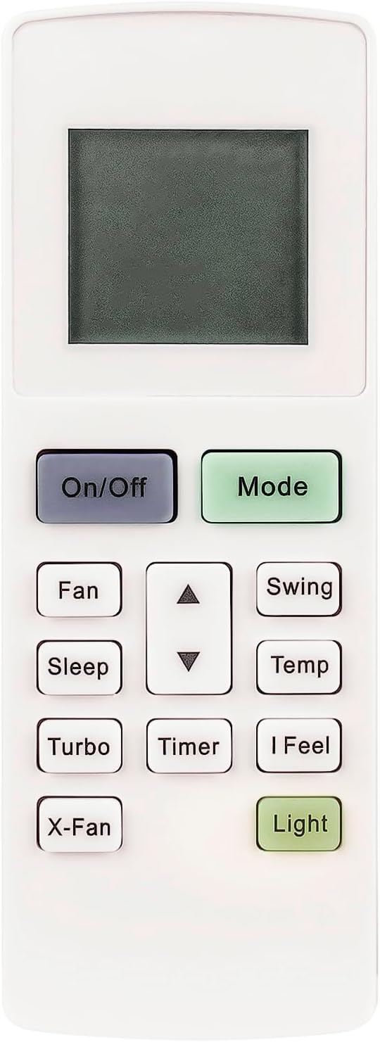 YAW1F New Replacement Remote Control fit for GREE Montana Daitsu Hiyasu ...