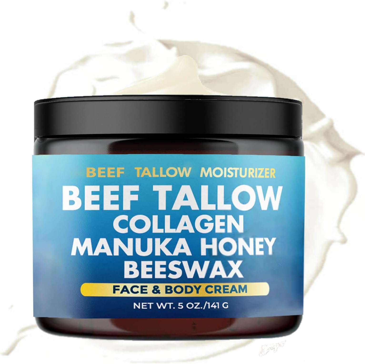 Amazon.com: Sky and Sol Everything Cream | 100% Grass Fed Beef Tallow ...