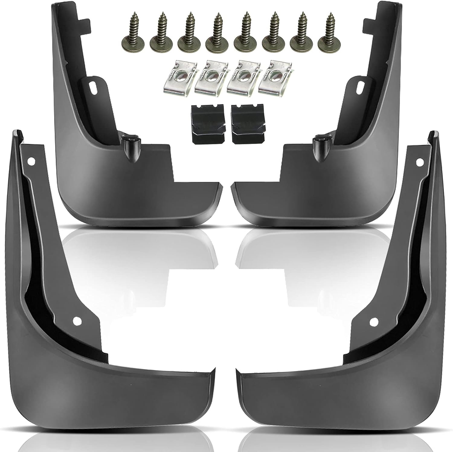 Amazon.com: YHTAUTO 4 Pcs Mud Flaps Splash Guards with Hardware Kit ...