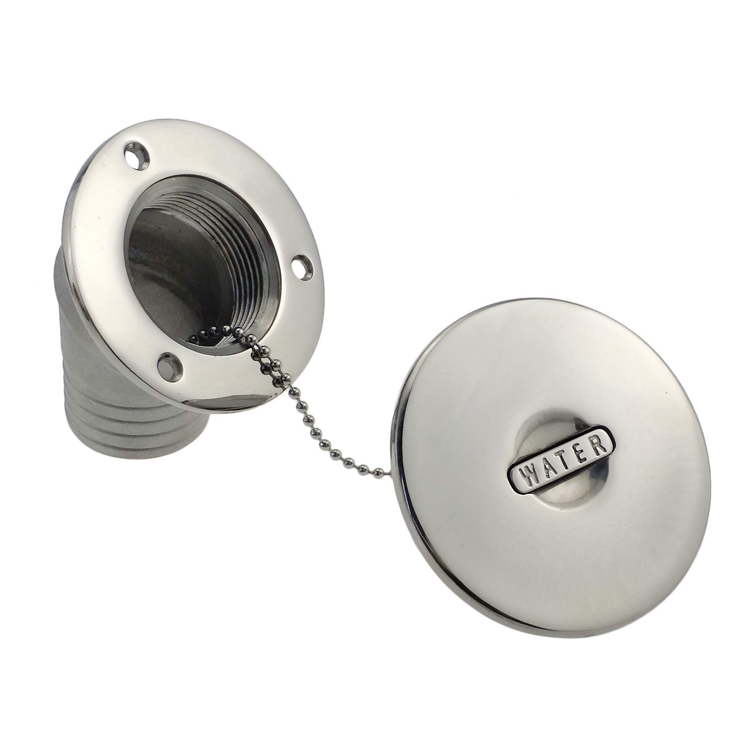 Amazon.com: Boat Deck Fill/Filler Cap Keyless - Angled Neck 1-1/2"(38mm ...