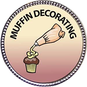 Amazon.com: Keepsake Awards Muffin Decorating Award, 1 inch Dia Silver ...