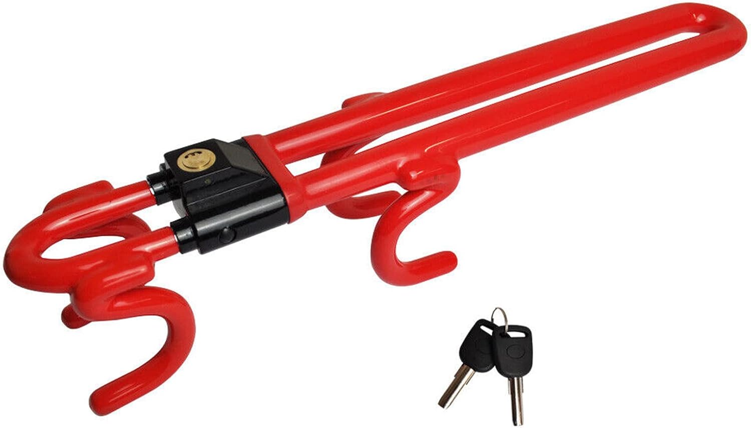 Amazon.com: Vechkom Steering Wheel Lock Anti Theft Safety Lock Heavy ...