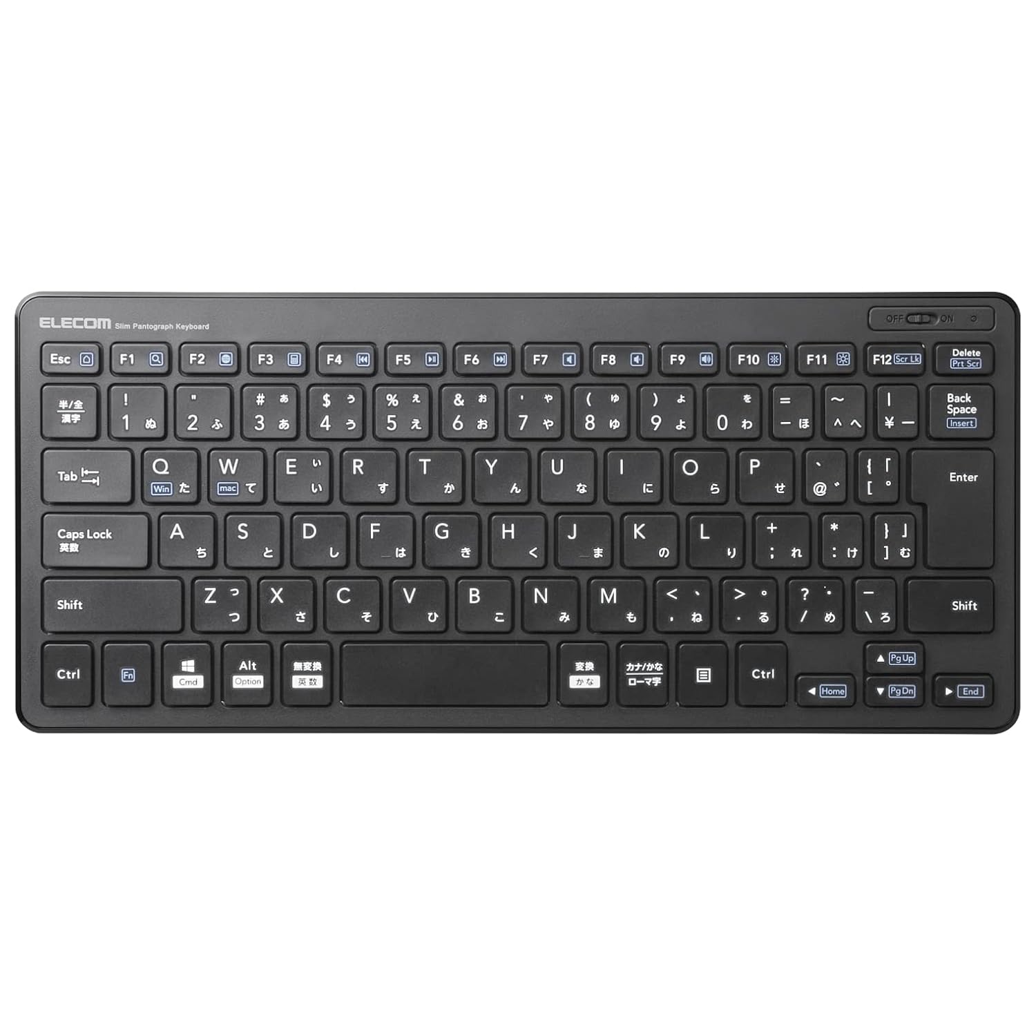 Amazon.in: Buy ELECOM Slim Wireless Mini Keyboard Pantograph Type ...