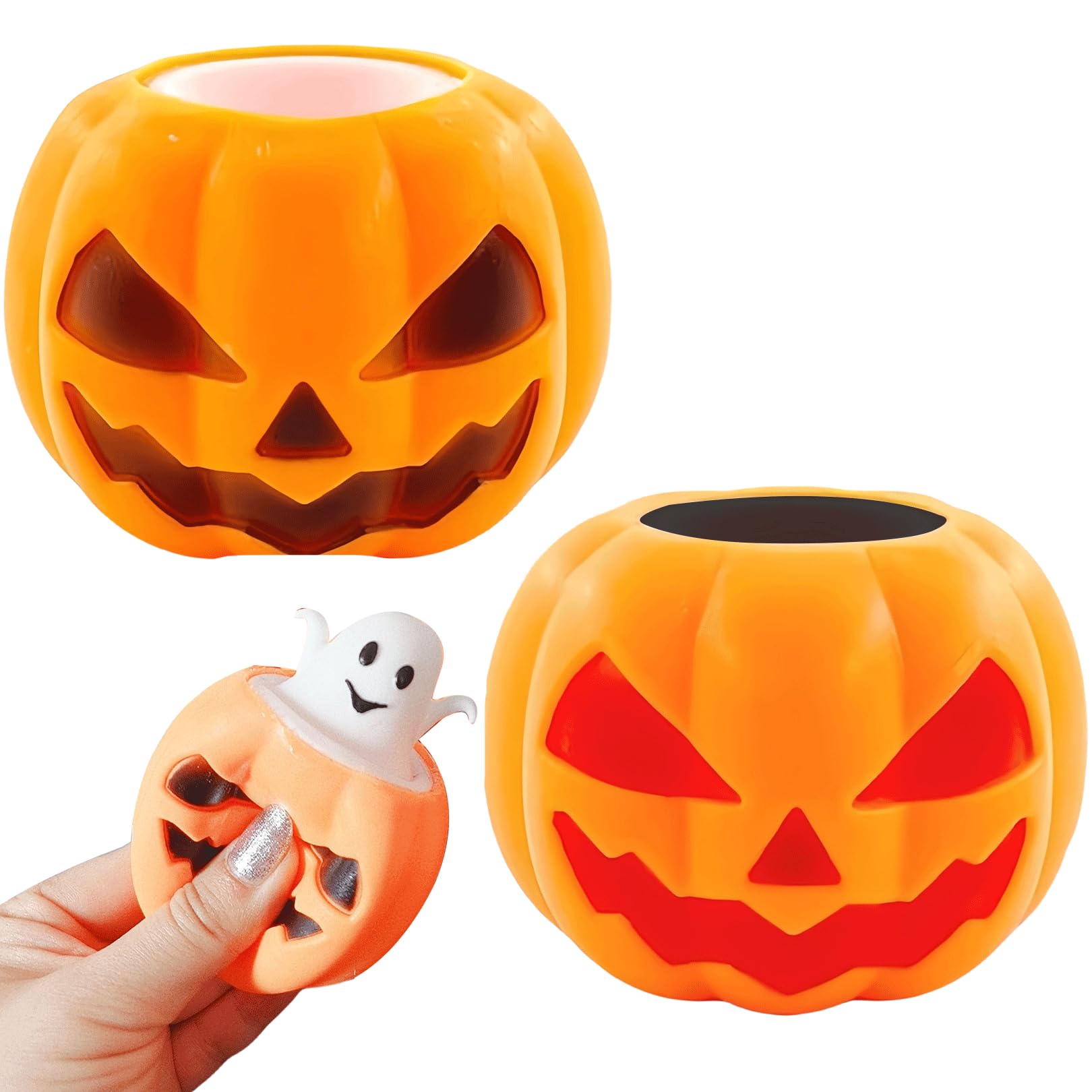 2 Pcs Halloween Squishy Toys,Halloween Toys for Party Bags,Halloween ...