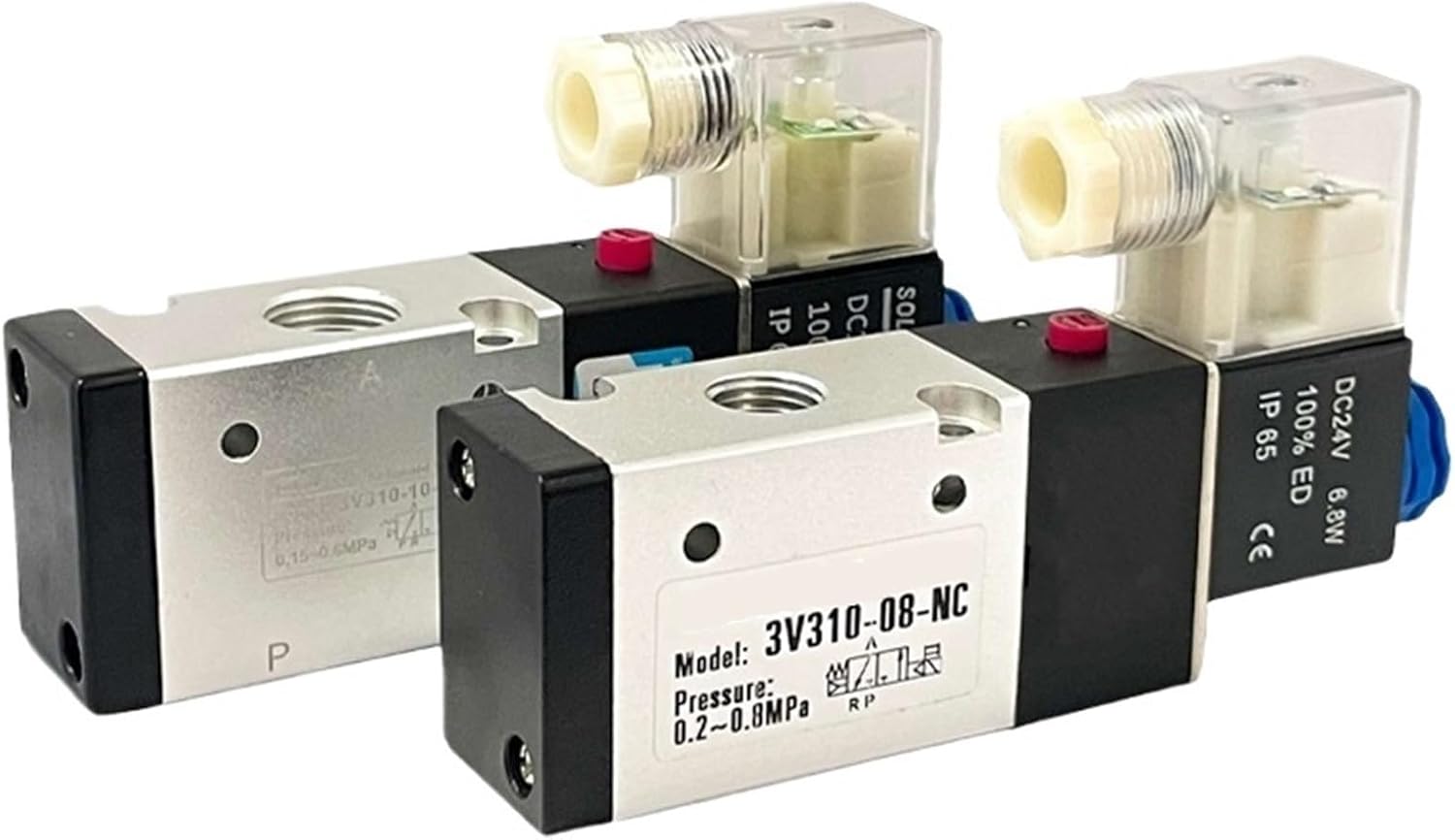 Amazon.com: 3V310-08/10 Pneumatic Solenoid Control Valve Normally ...