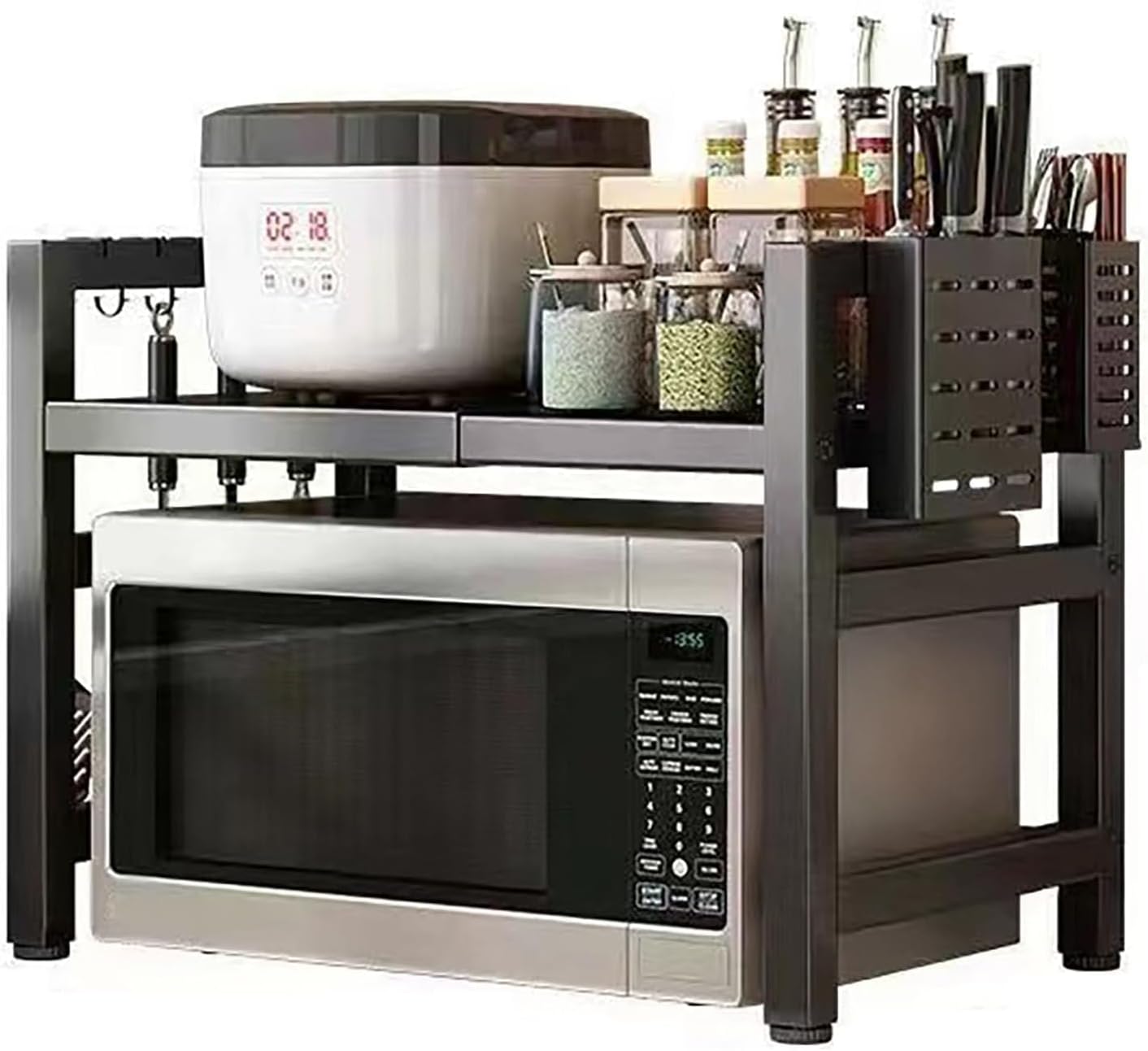 Redd Royal 2-Tier Kitchen Baker's Rack, Microwave Oven Rack Kitchen ...