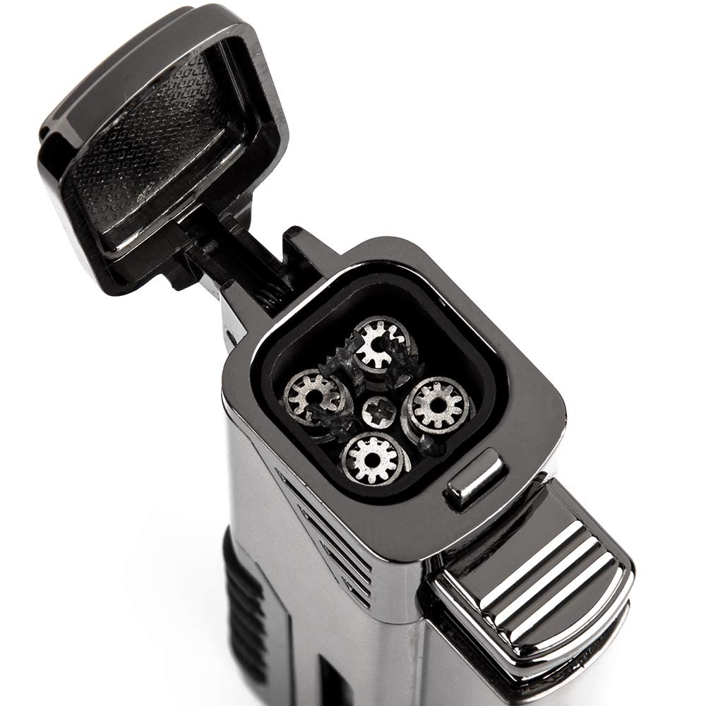 Buy lcfun Torch Lighter,Refillable Gas Fuel Butane Lighter, Butane ...