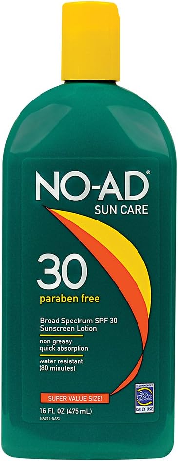 Amazon.com: NO-AD Sun Care Sunscreen Lotion, SPF 30 16 oz : Beauty ...