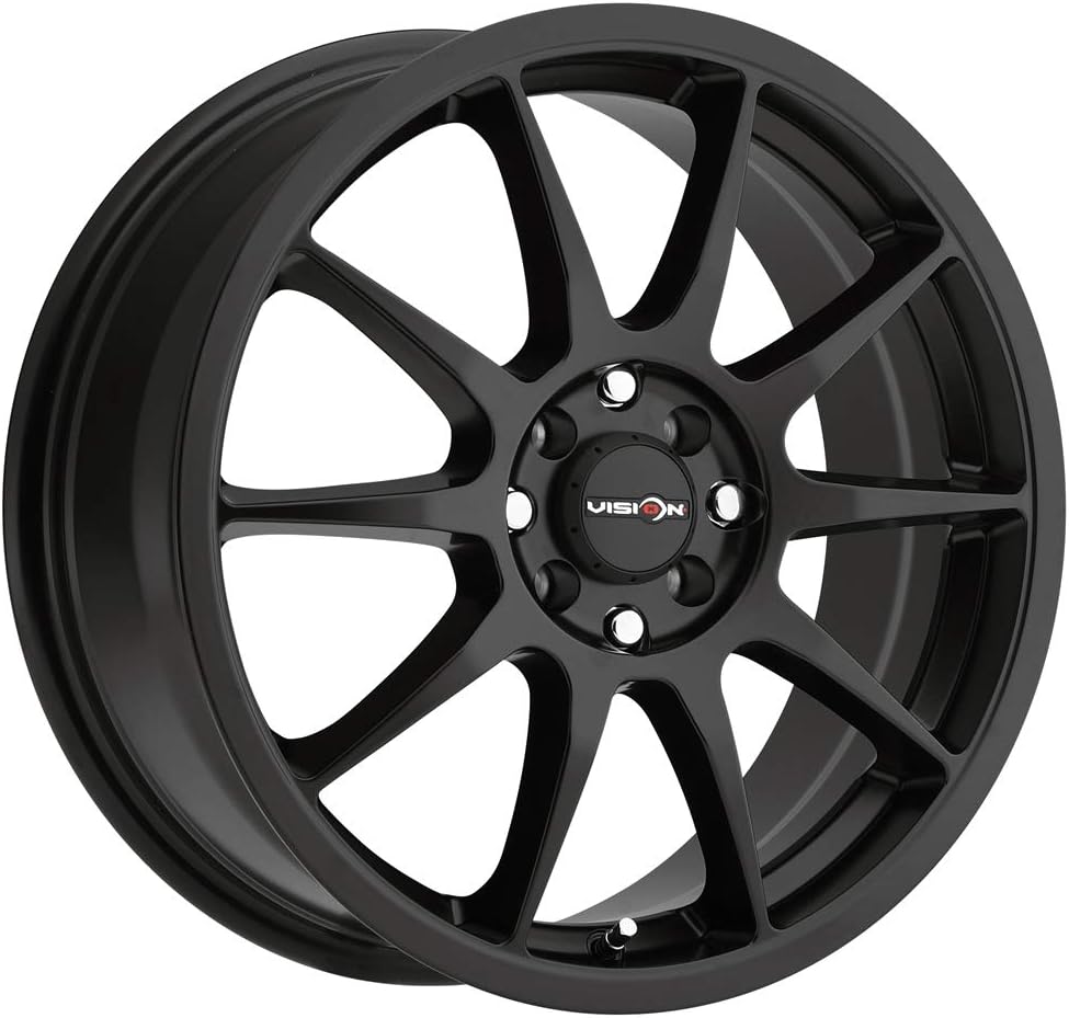 Amazon.com: Motegi MR116 15X6.5 4X100/4.5 M-BLK RED-STR 40MM ...