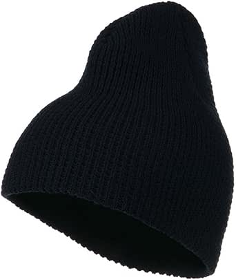 Artex Big Stretch Waffle Stitch Short Beanie - Navy at Amazon Men’s ...