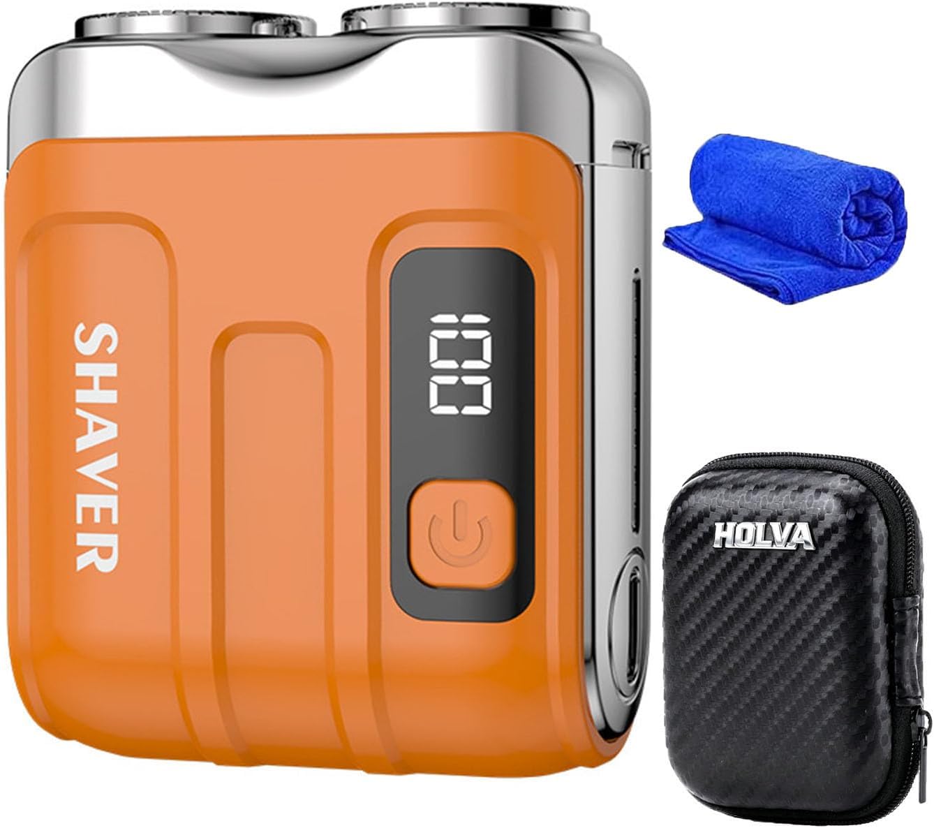 2025 New Mini Dual-Head Electric Shaver, Portable Rotary Dual Ring ...