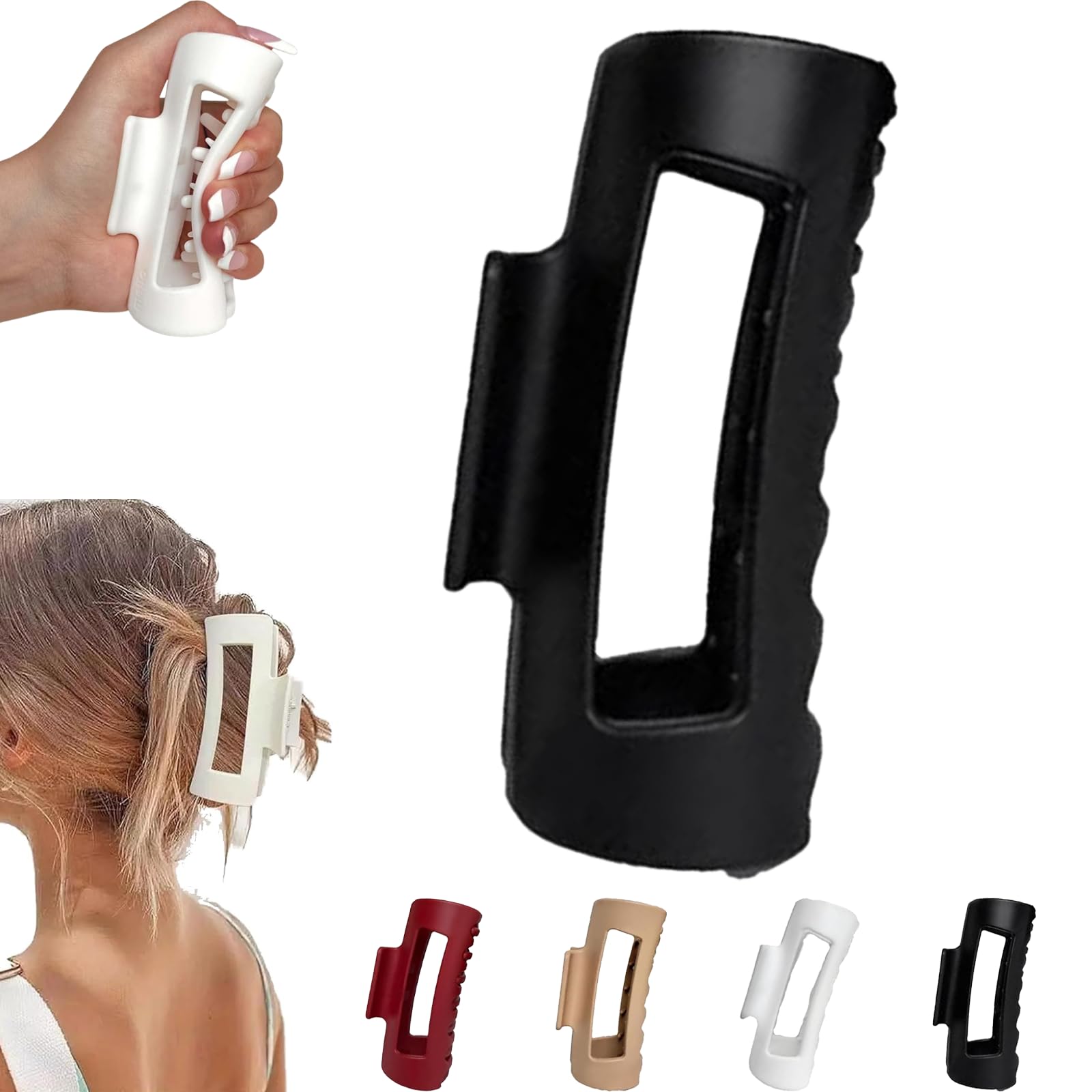 Mello Cloud Clip Flexible Unbreakable Claw Clip Large Non Slip ...