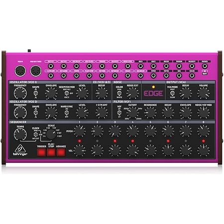 Amazon.com: Behringer EDGE Analog Semi-Modular Percussion Synthesizer ...
