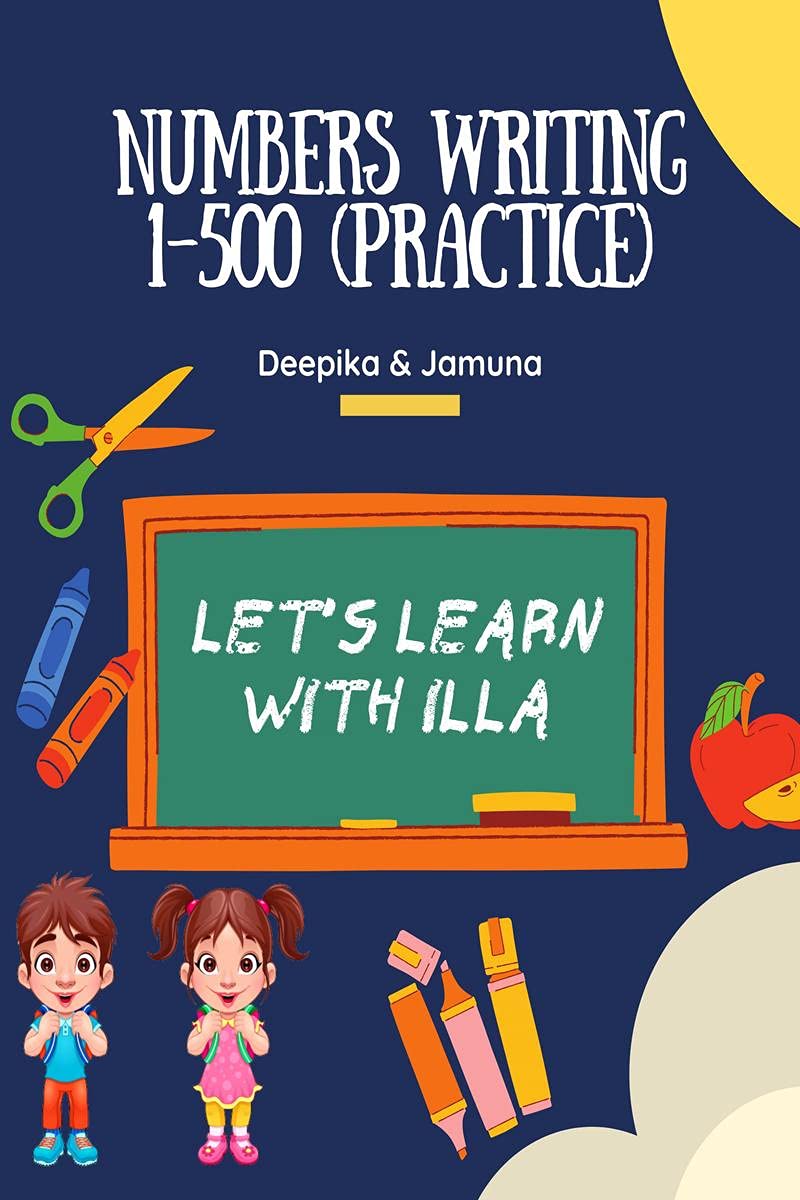 Buy NUMBERS WRITING 1-500 (Practice) Book Online at Low Prices in India ...