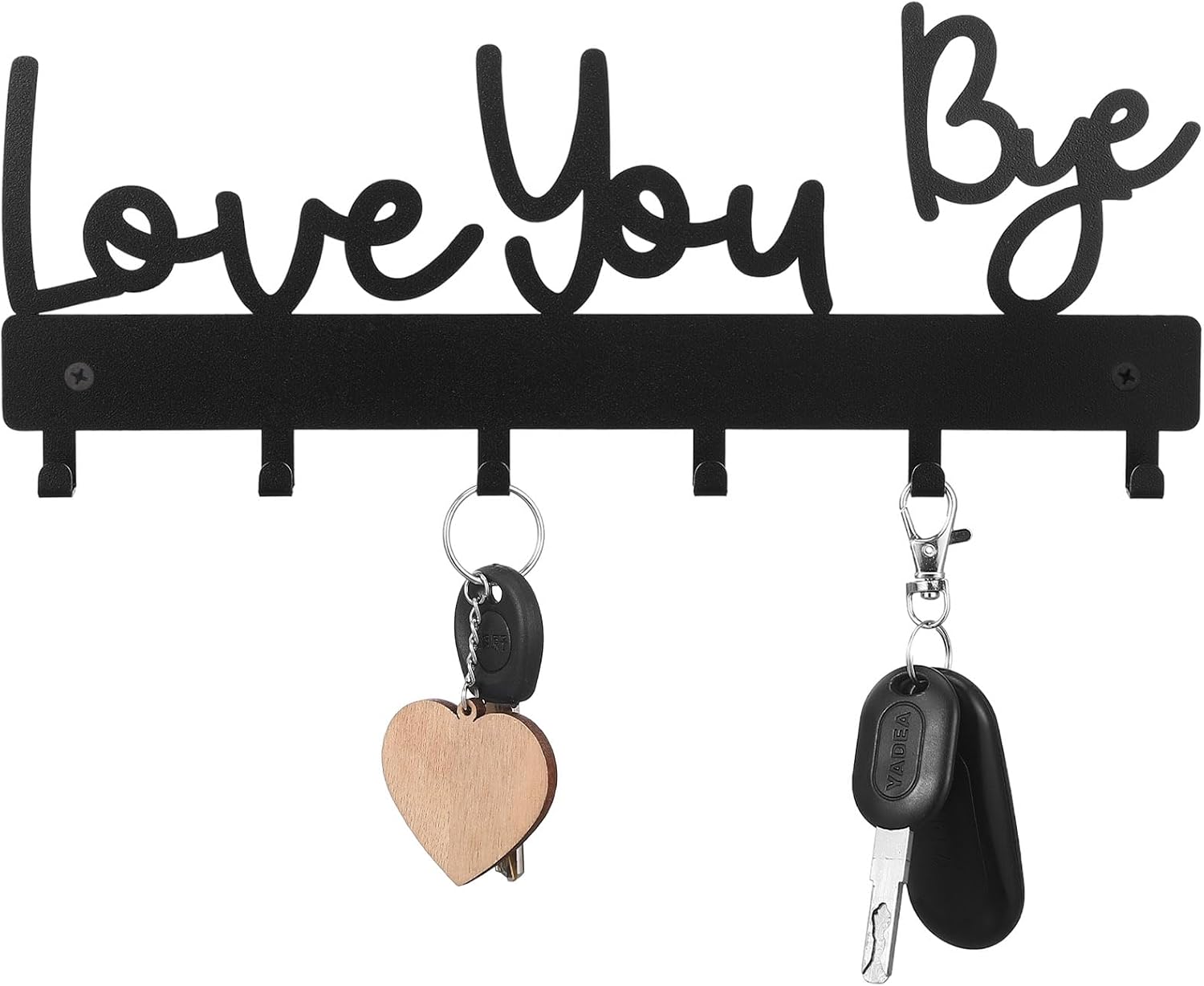 Amazon.com: Otoolling Love You Bye Sign Key Holder Hook Wall Mounted ...