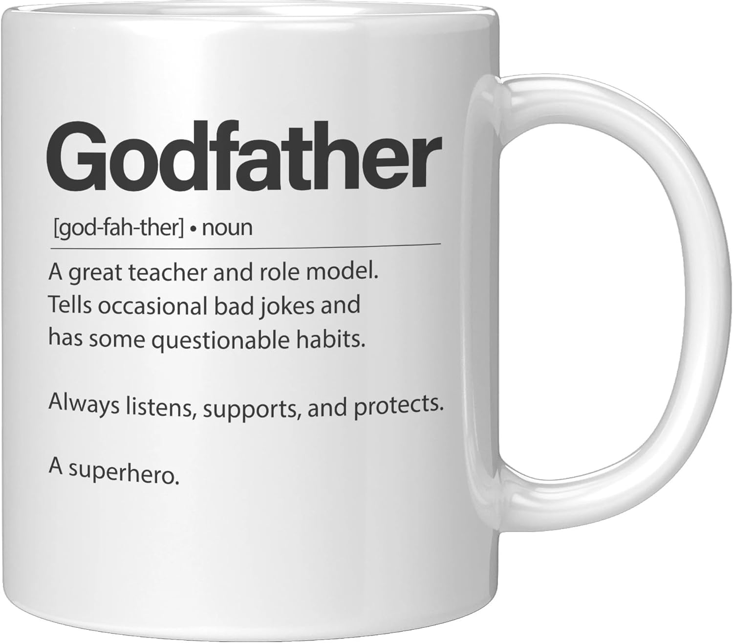 Amazon.com: Panvola Godfather Definition Mug Godfather Gifts from ...