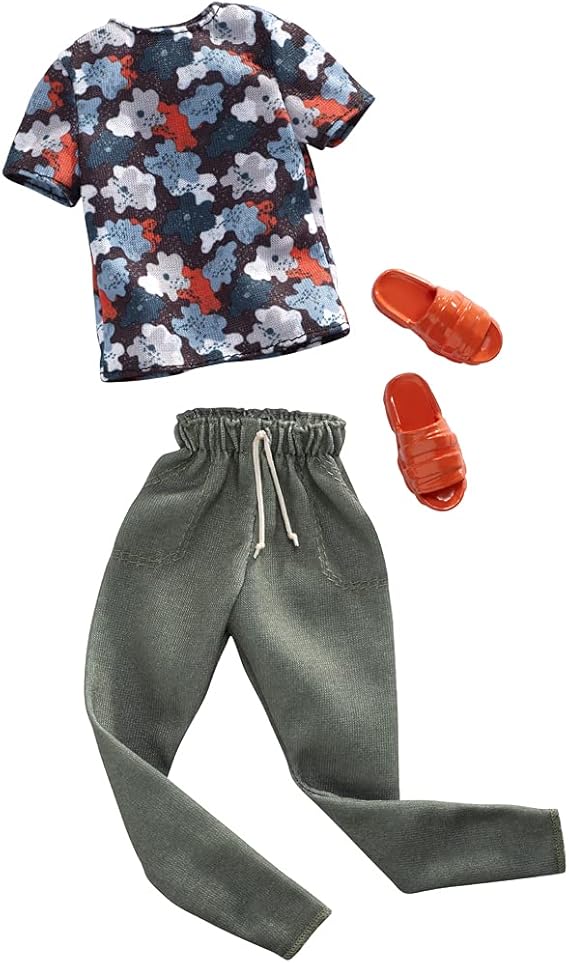 Amazon.com: Barbie Clothes 1 Outfit for Ken Doll, Gift for 3 to 8 Year ...