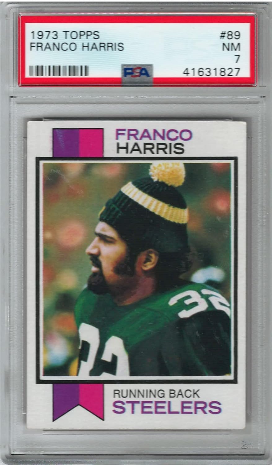 Amazon.com: PSA NM 7 1973 Topps Franco Harris Rookie Card ...