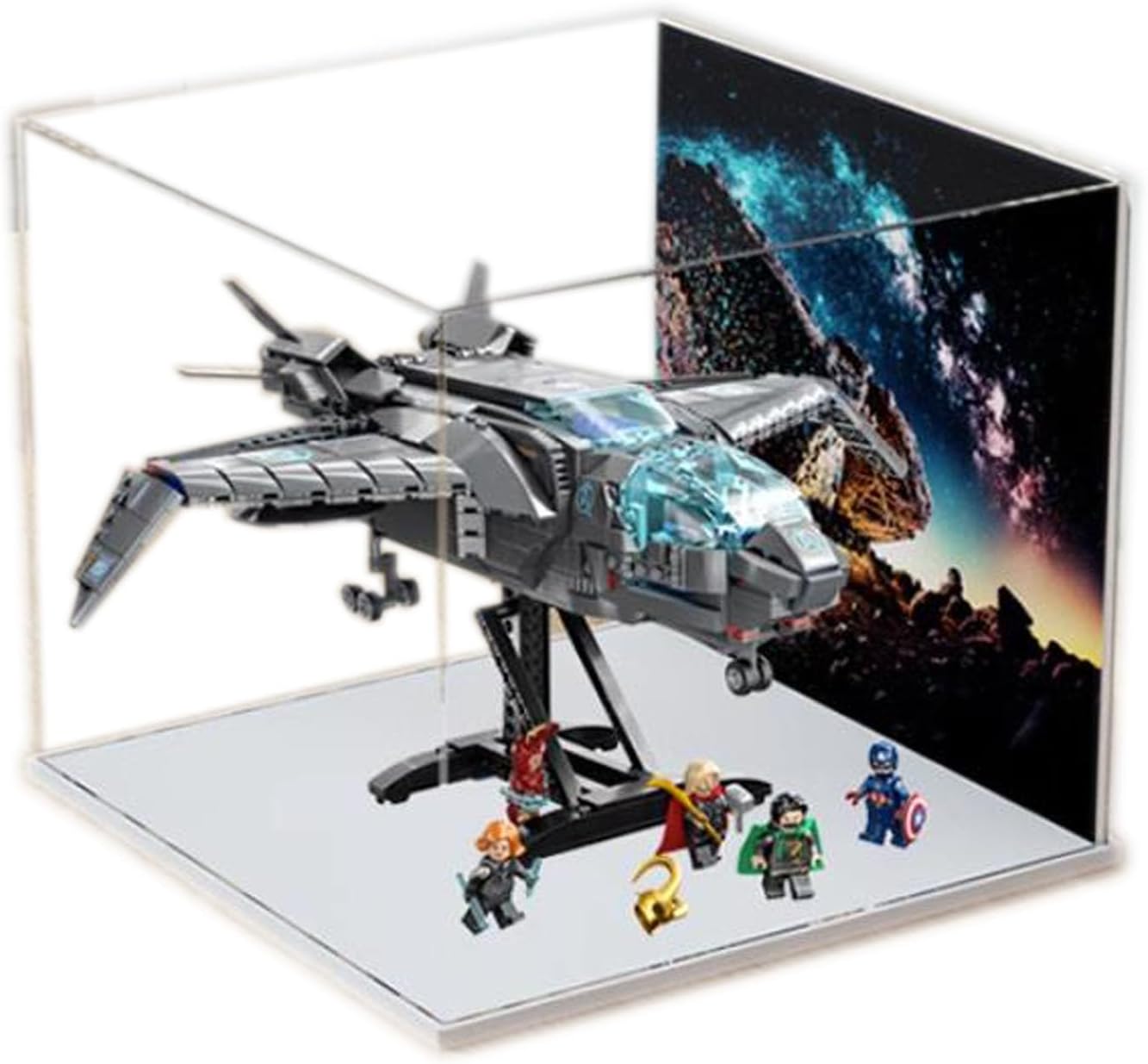 Acrylic Display Case for Lego Marvel The Avengers Quinjet 76248 ...