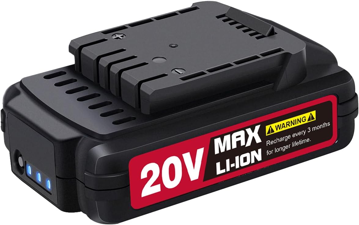 Amazon.com: AVID POWER 20V MAX 2.0 Ah Lithium Ion Rechargeable Battery, Only Fit for Specified ...