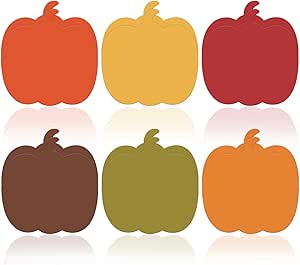 Amazon.com : JarThenaAMCS 24 Pack Fall Sticky Notes Pumpkin Sticky ...