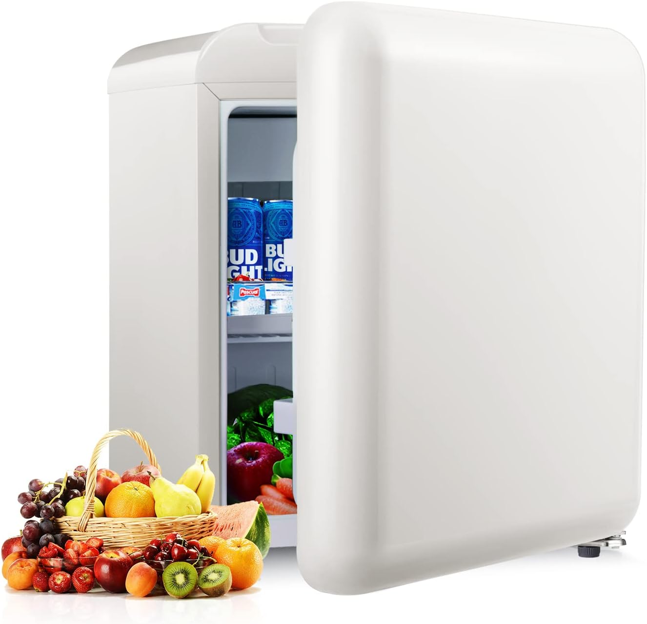 Amazon.com: Crzoe 1.7Cu.Ft Mini Fridge with Freezer, Compact ...