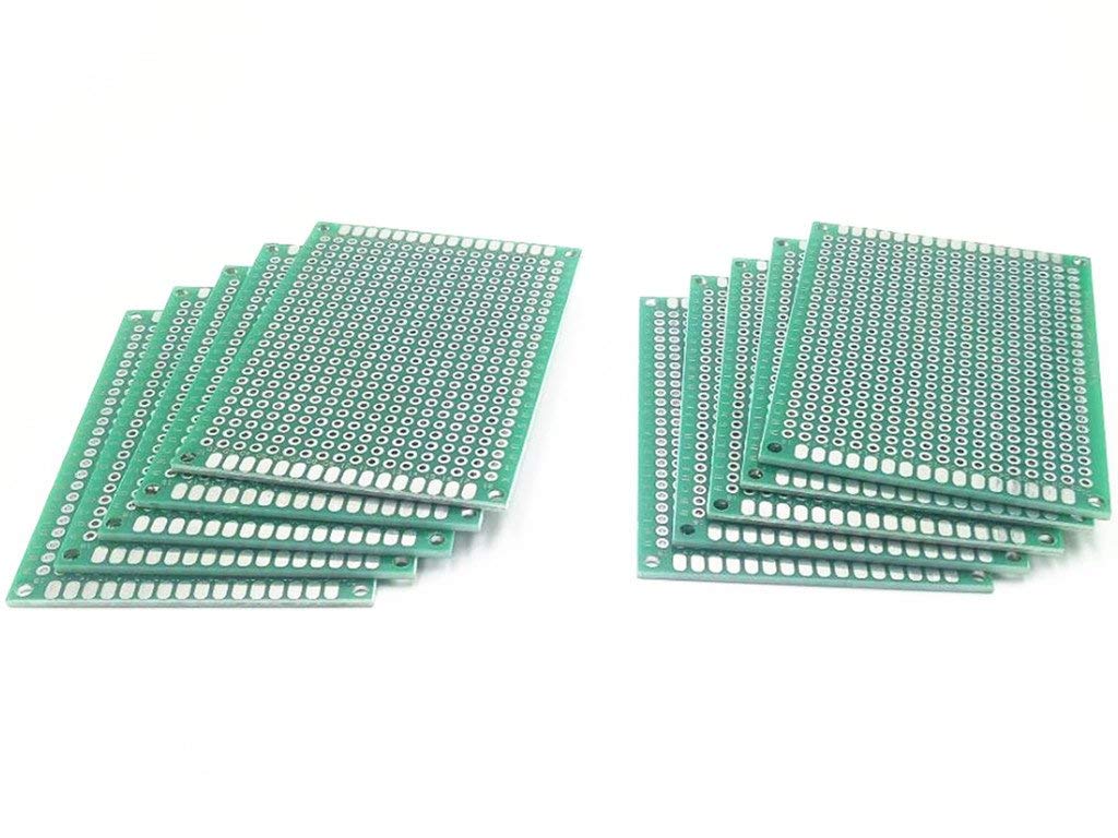 Dual Side Solderable Prototype Universal PCB Circuit Board (5cm x 7cm ...