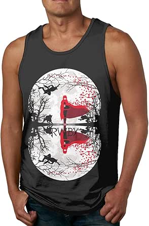 Amazon.com: JeremiahR RWBY Men's Gym Vest Tank Top Shirts XXL Black ...