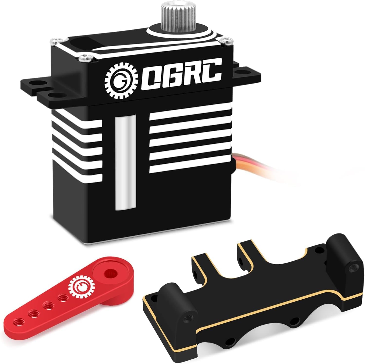 Amazon.com: OGRC Digital Steering Servo with Brass Servo Mount and ...