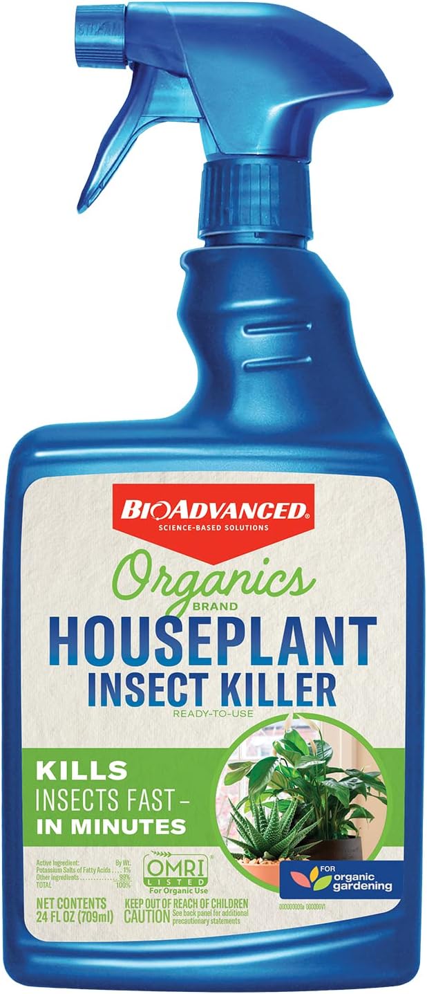Amazon.com: BioAdvanced Organics Brand Houseplant Insect Killer, Ready ...