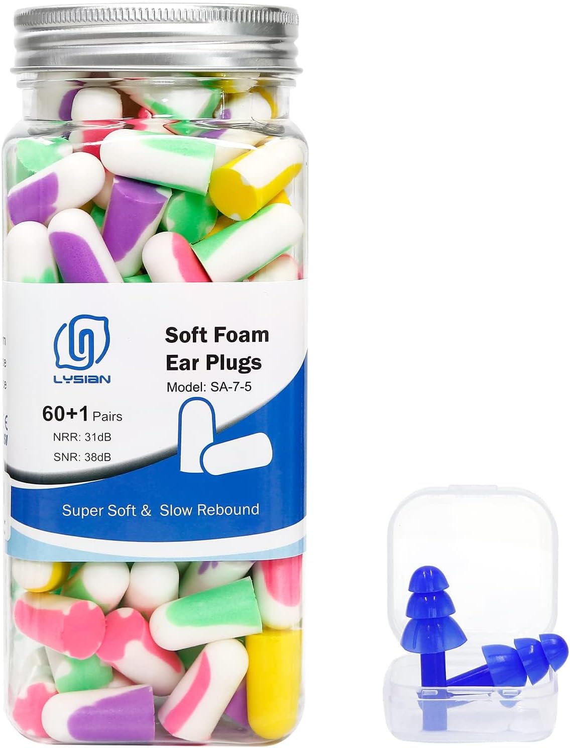 Amazon.com: Flents Foam Ear Plugs, 50 Pair for Sleeping, Snoring, Loud ...