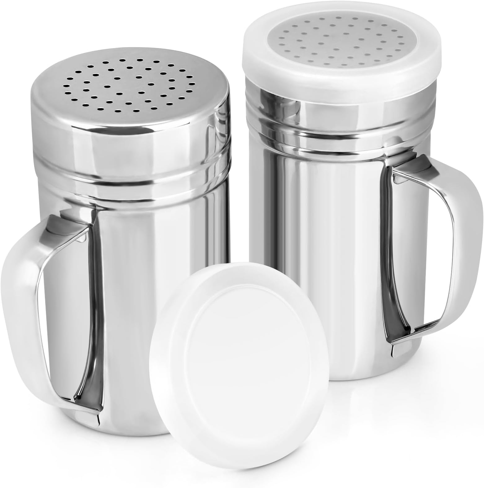 Amazon.com: Accmor 2pcs Stainless Steel Dredge, Salt Pepper Dredge ...