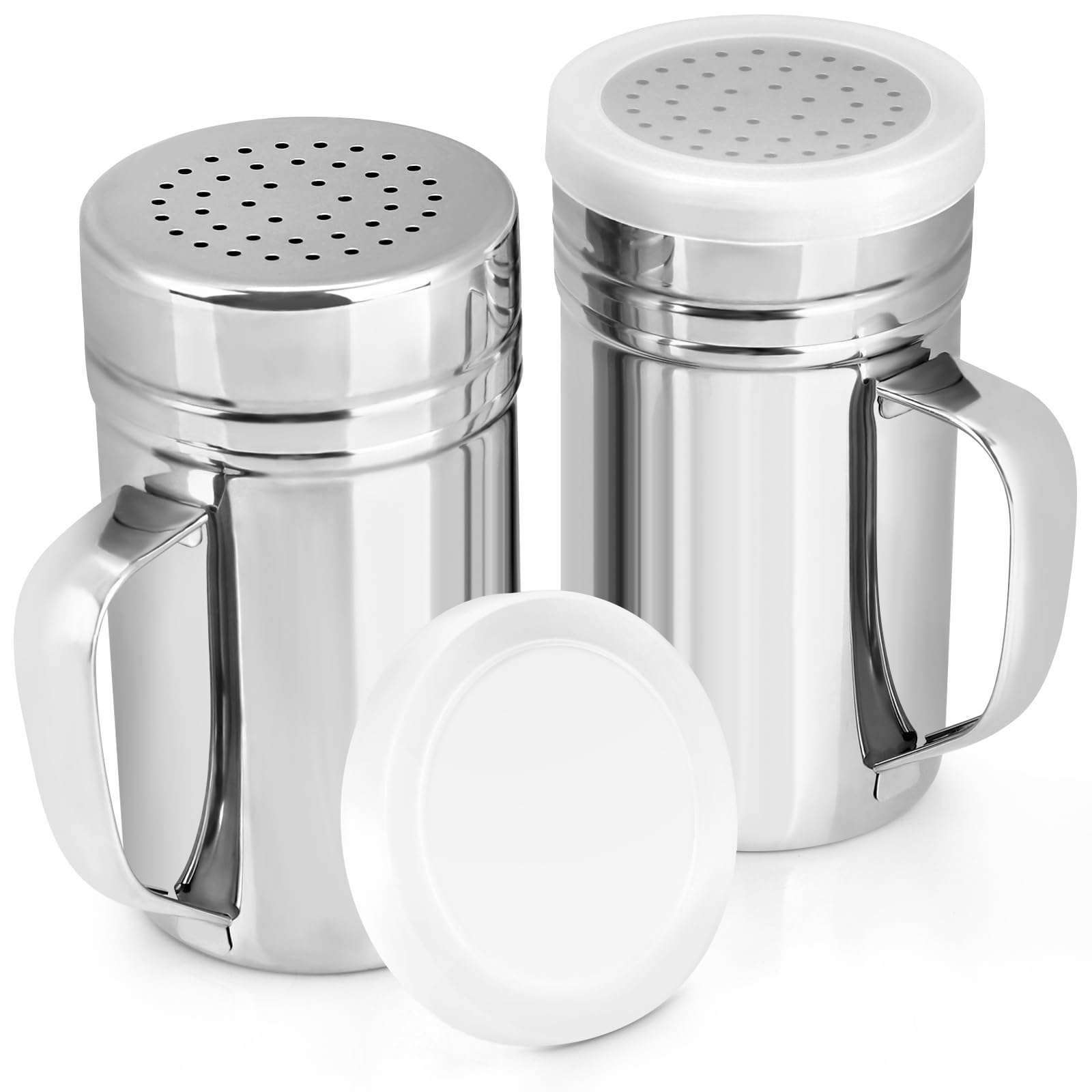 Amazon.com: Accmor 2pcs Stainless Steel Dredge, Salt Pepper Dredge ...