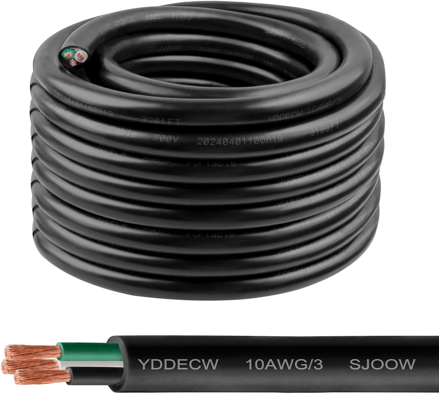 Southwire 55808701 12/3 SJOOW Flexible Portable Cord, 250' - Amazon.com