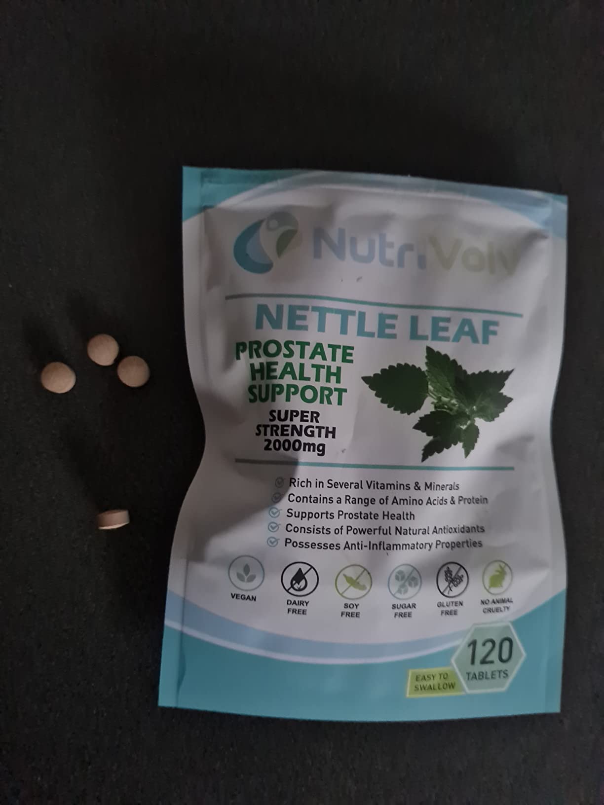 Nettle Leaf Supplement Tablets- Fight Allergy, Reduce Joint Pain, and ...