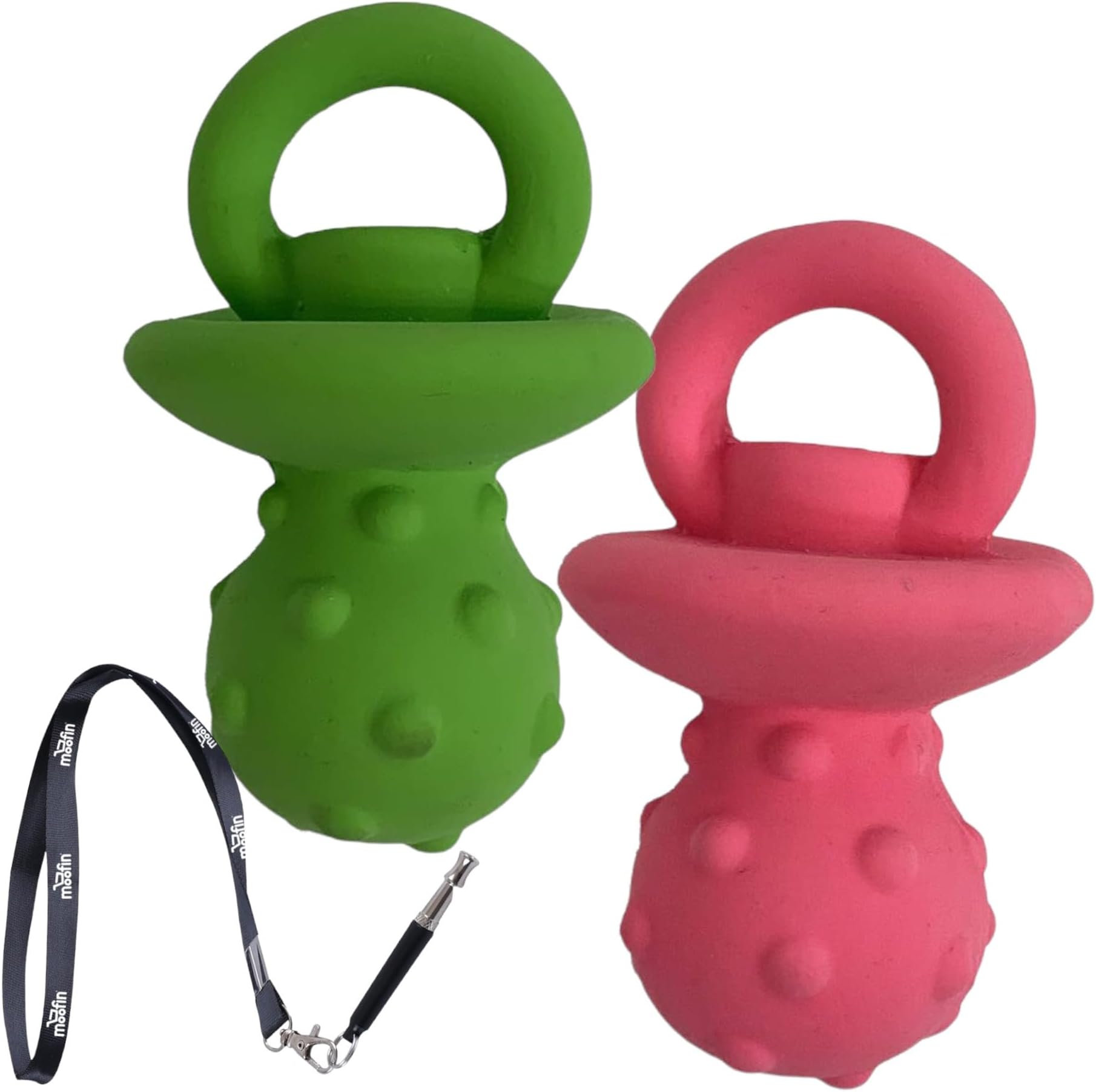 Pet Supplies : WantChew Latex Dog Squeaky Chew Toy Pacifier 4.33in ...