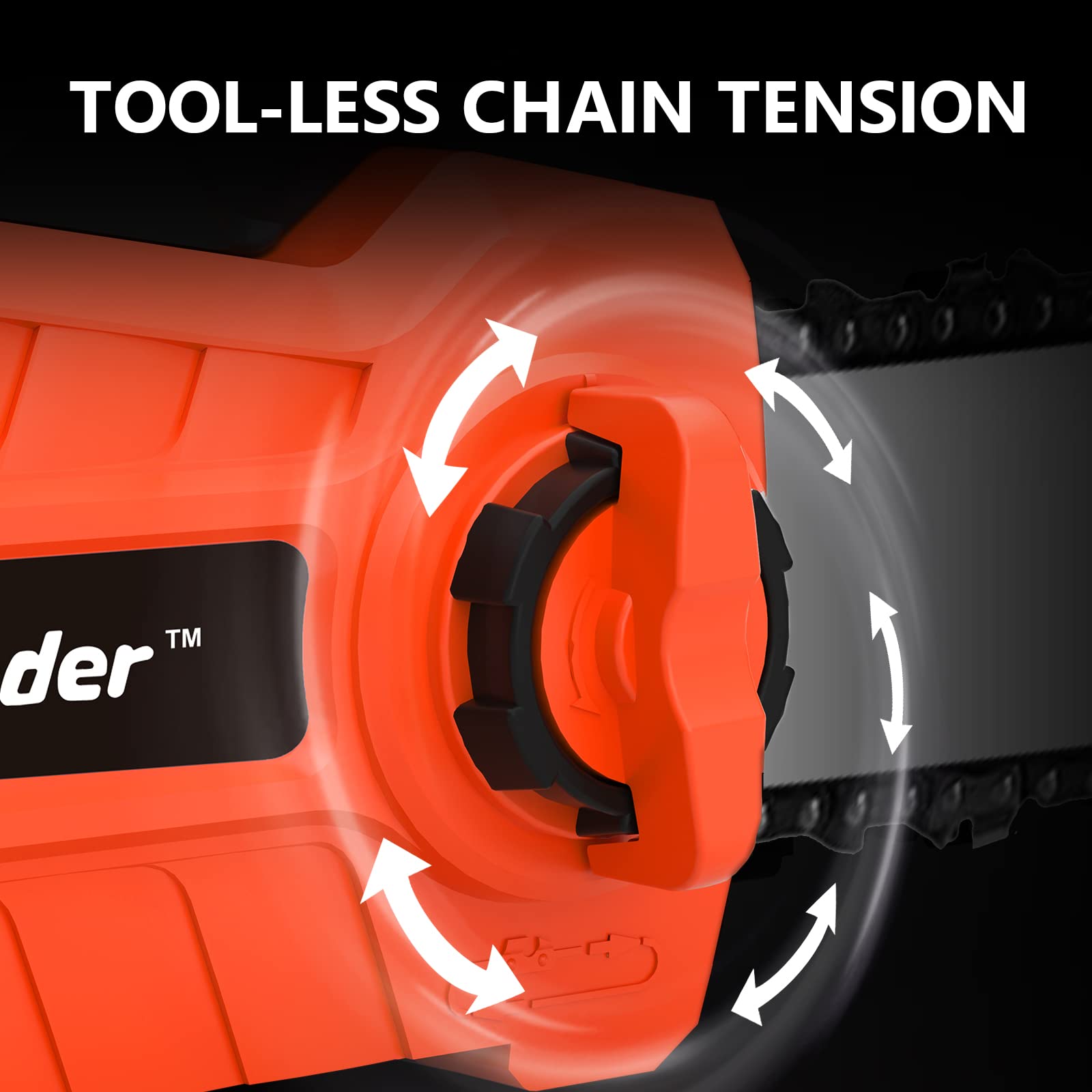 MAXLANDER Electric Chain Saw, 9 Amp Corded Chainsaw, 15m/s with 14 Inch ...