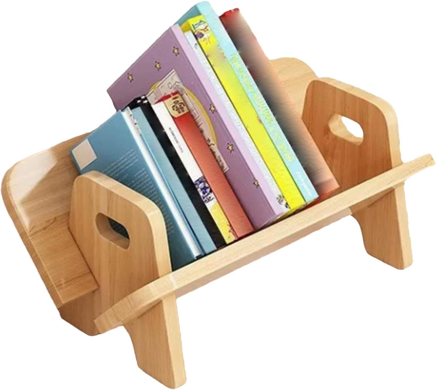 Small Desktop Bookshelf | Book Organizer Book Storage Rack Tilting ...
