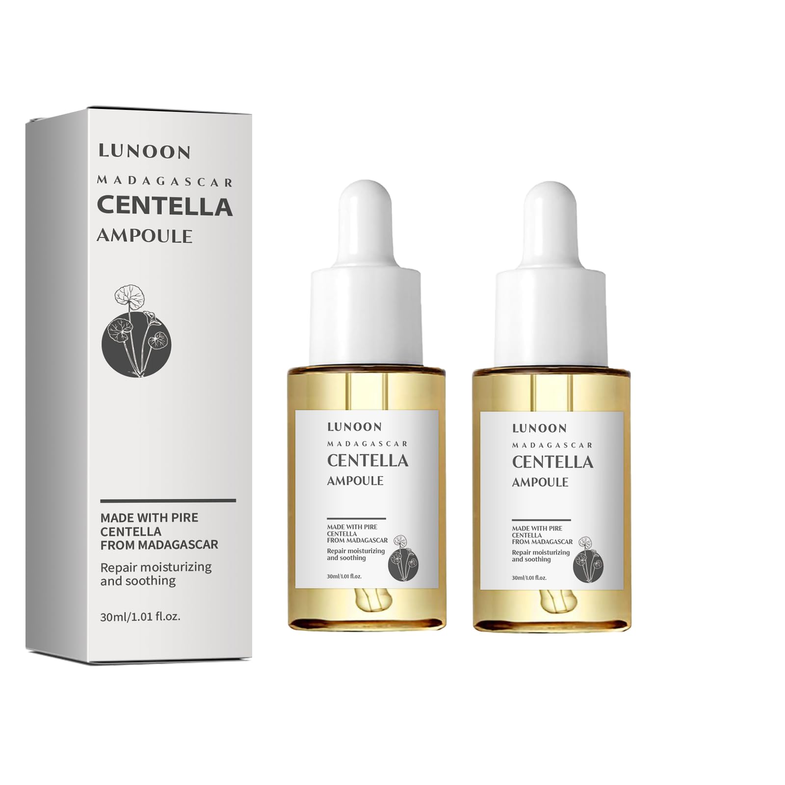 Amazon.com: 2Pcs Centella Facial Serum,Hydrating, Moisturizing ...