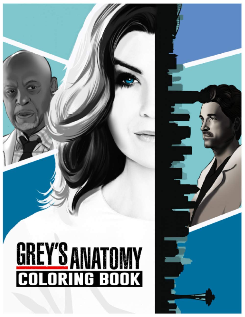 Grey's Anatomy Coloring Book: High-Quality An Adult Coloring Book Greys ...